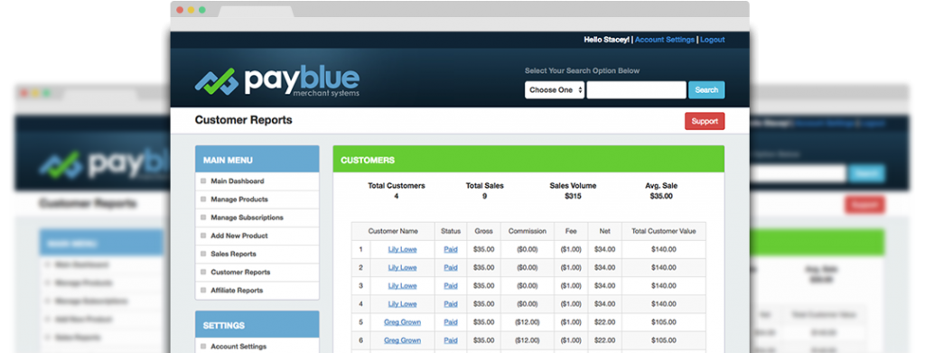 PayBlue Merchant System | PayBlue